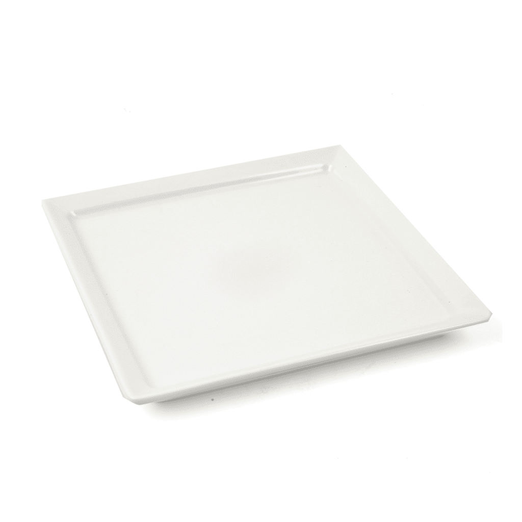 Ivory Porcelain Square Plate | Horeca Hut