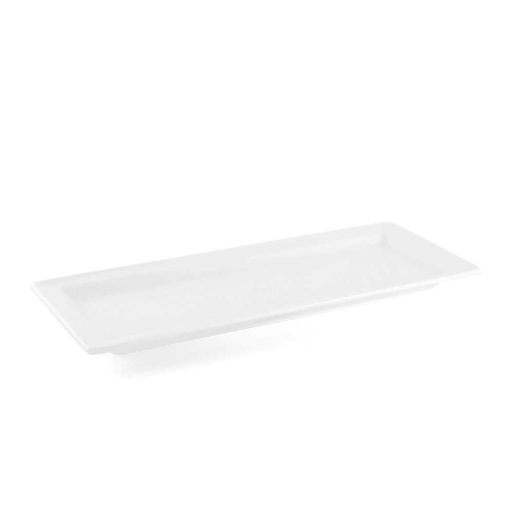 Ivory Porcelain Rectangular Plate | Durable & Elegant | Horeca Hut